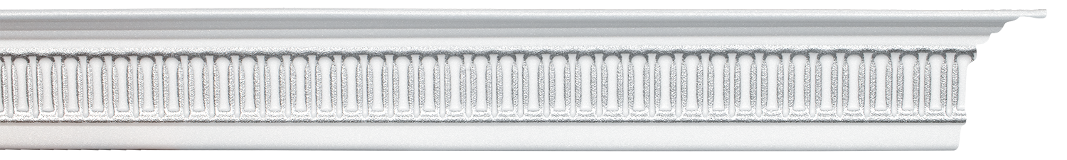 Cornice PS White/Silver T-Series T08WS 10mm – Traders orders
