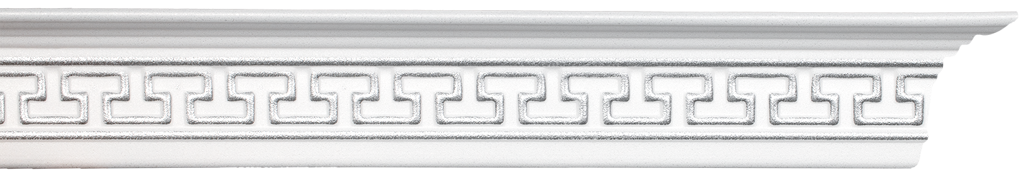 Cornice PS White/Silver T-Series T17WS 10mm – Traders orders