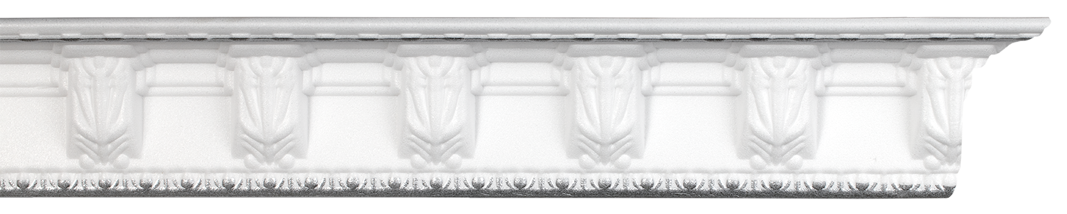 Cornice PS White/Silver T-Series T21WS 10mm – Traders orders