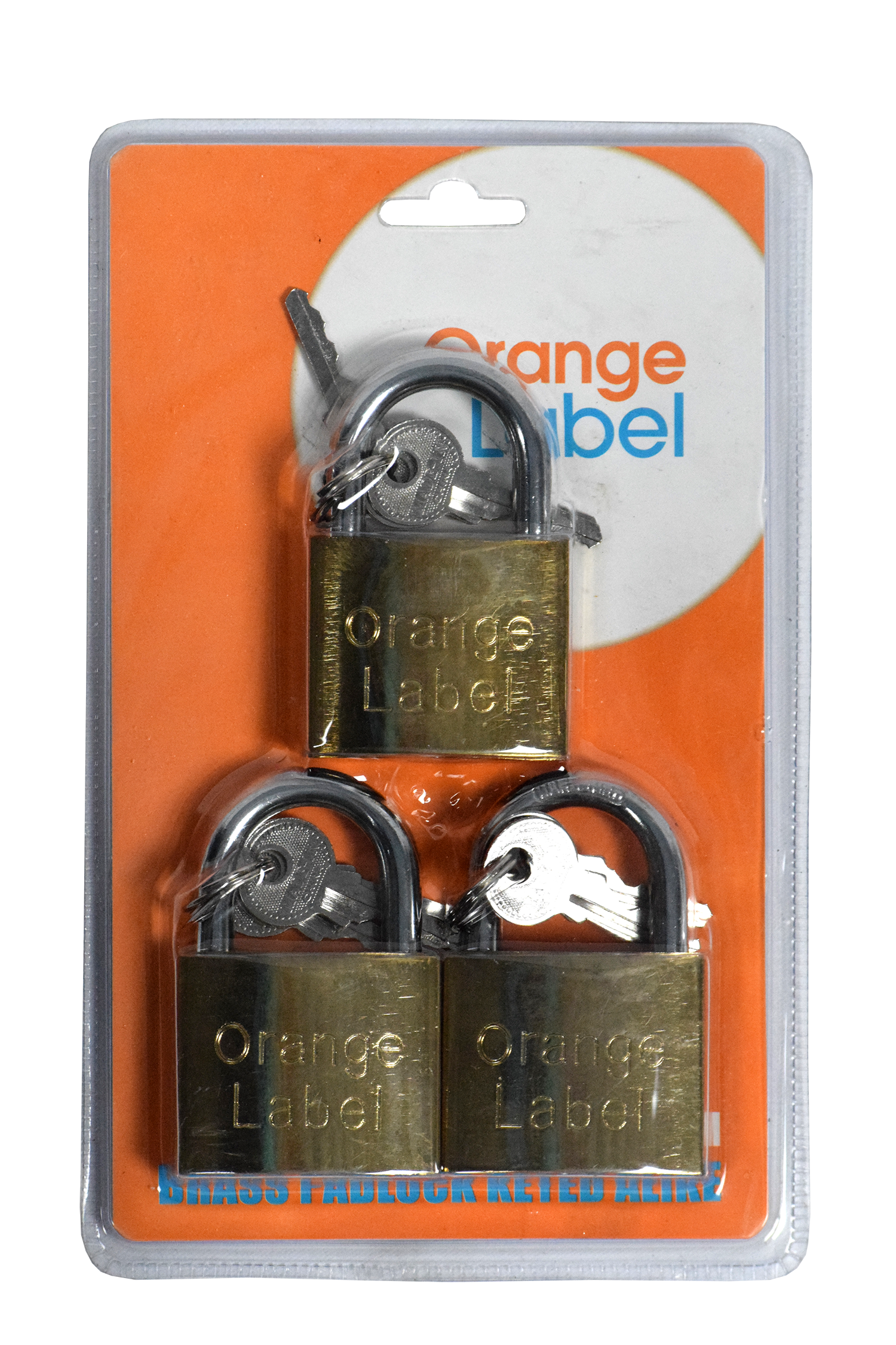 Lock Pad Brass 50mm Key Alike 3pcs – Traders orders