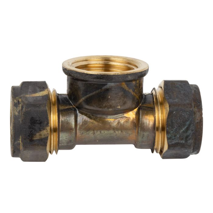 Fitting Comp Brass Tee C?C?Fi 15?15?1/2" – Traders orders